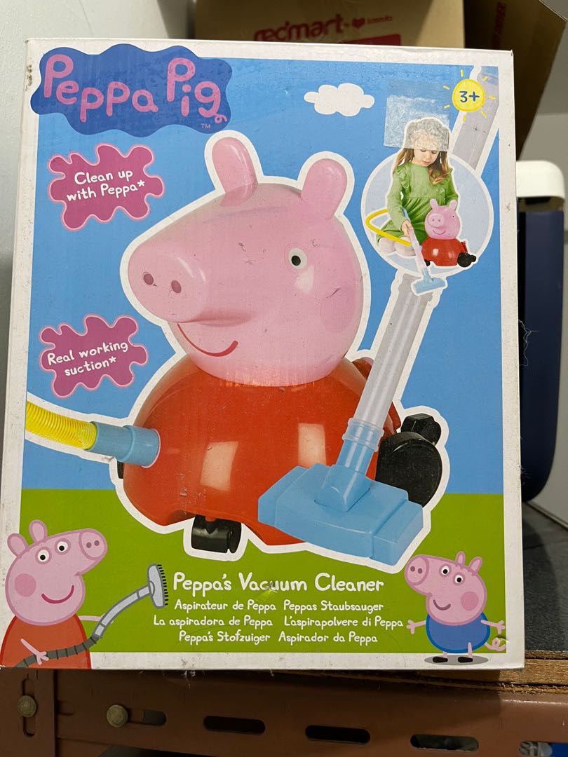 Peppa’s Vacuum cleaner toy, Babies & Kids, Infant Playtime on Carousell