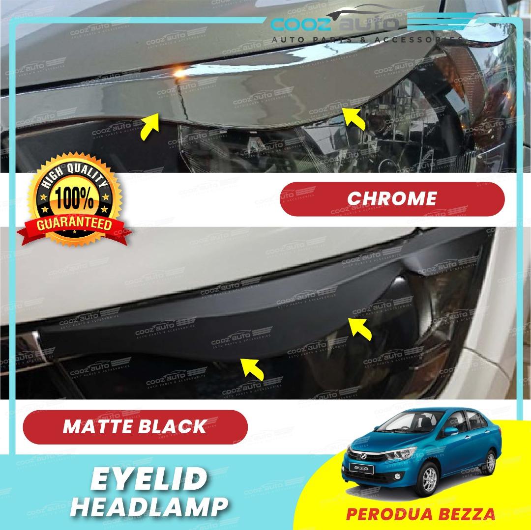 Perodua Bezza 2016 - 2019 Headlamp Lid Cover Eyebrow Eyelid Lip Eye ...