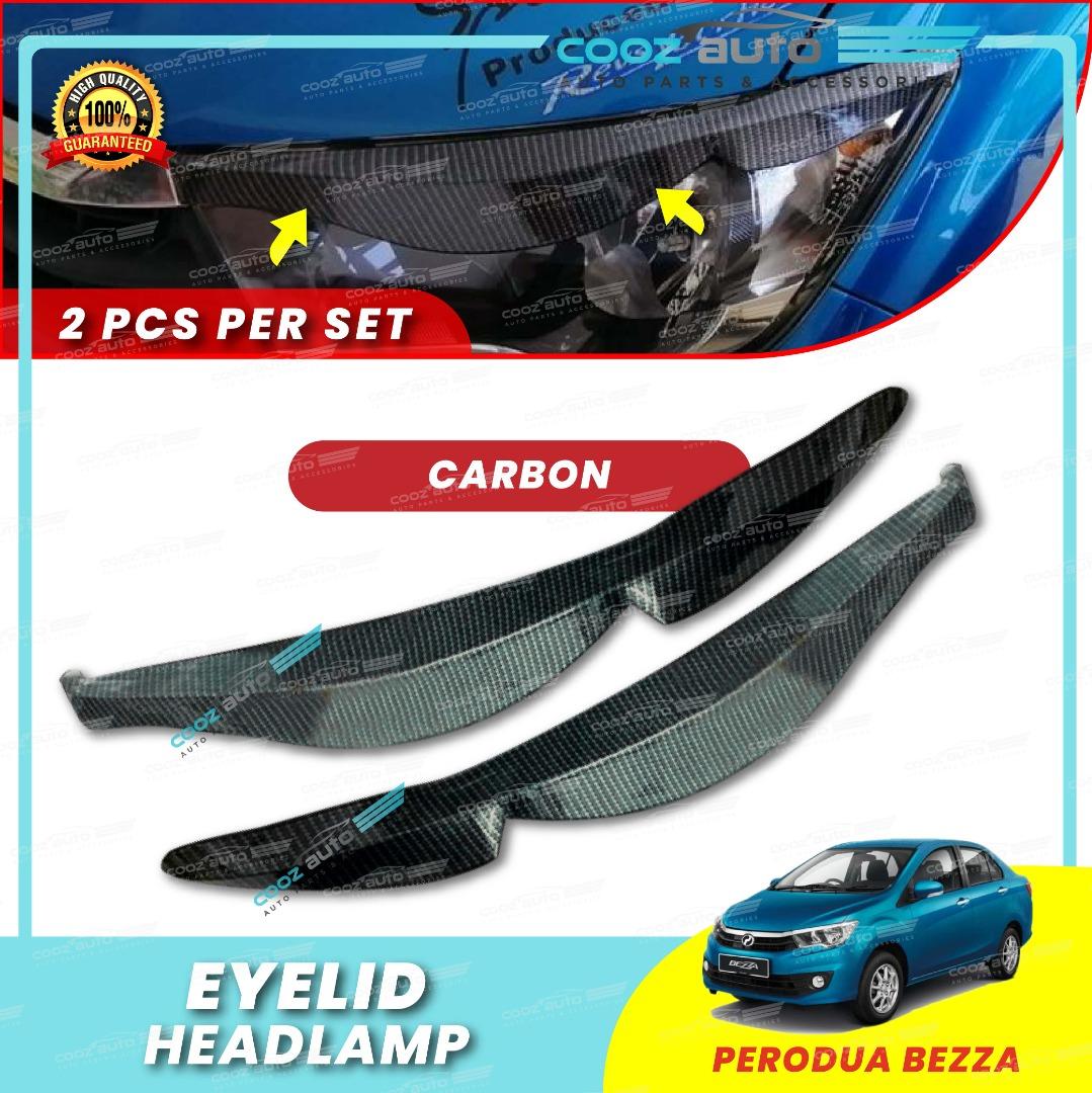 Perodua Bezza 2016 - 2019 Headlamp Lid Cover Eyebrow Eyelid Lip Eye ...