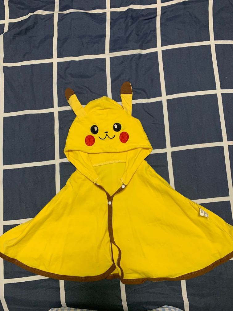 Pikachu Cape, Babies & Kids, Babies & Kids Fashion on Carousell
