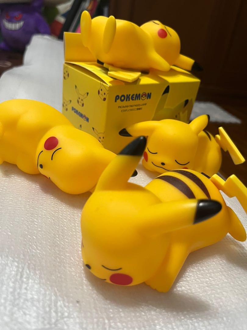 Pikachu mini mood lamp, Furniture & Home Living, Lighting & Fans ...