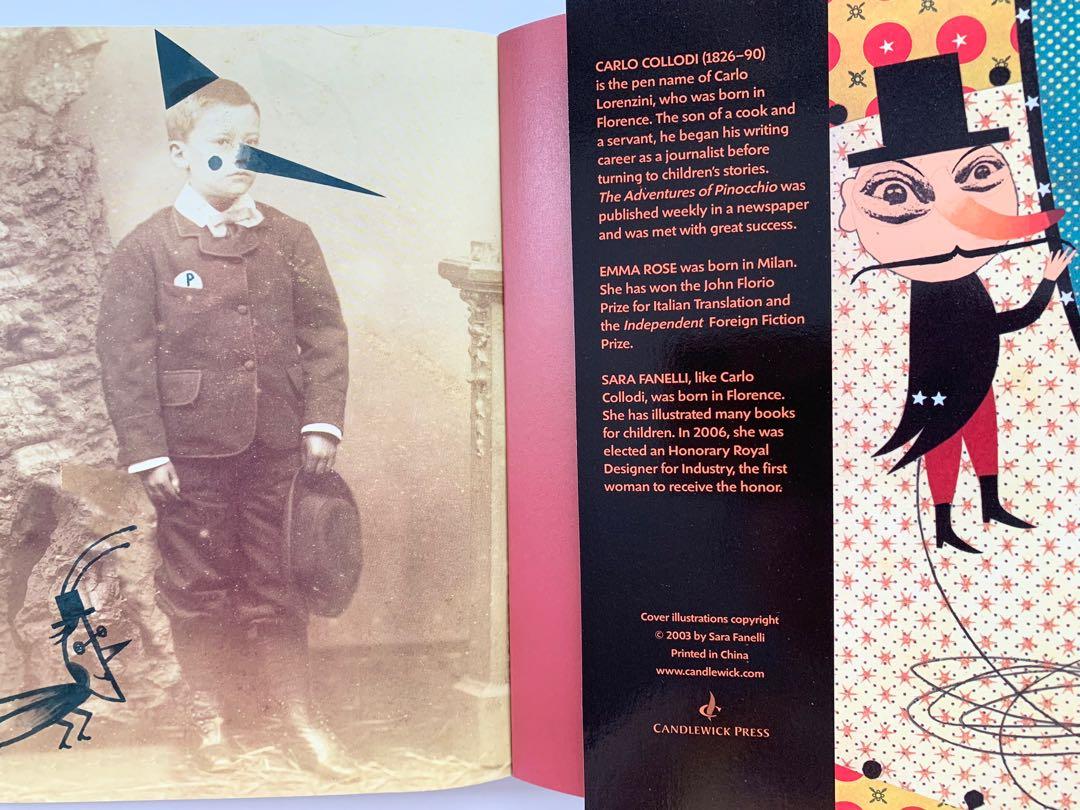 Pinocchio - Carlo Collodi Translated by Emma Rose Illustrated by Sara ...