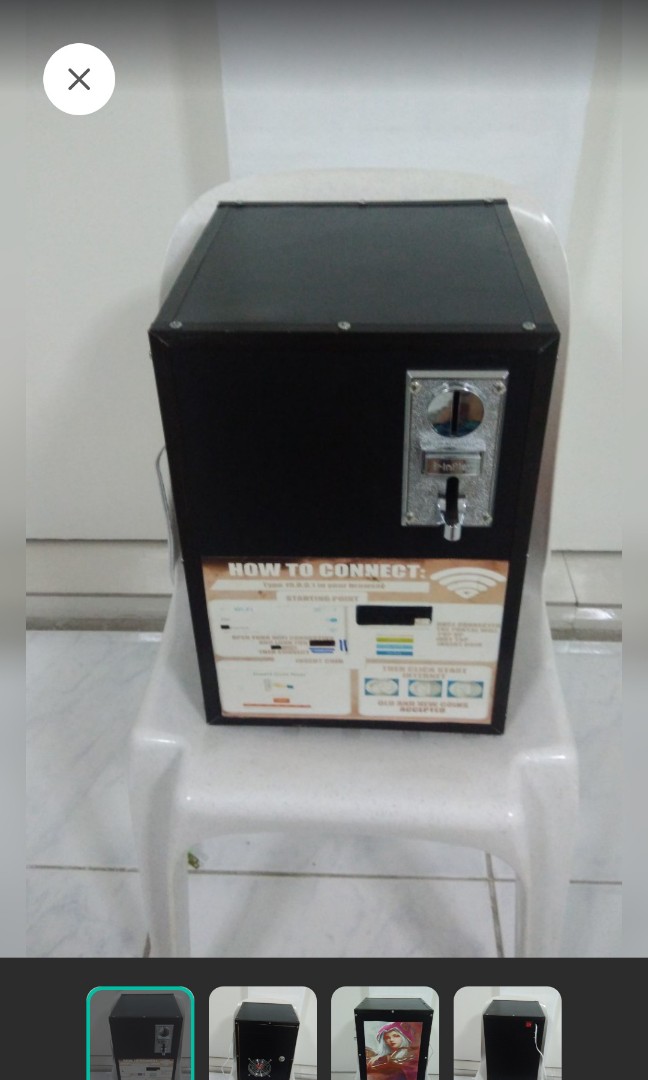 Piso Wifi Vendo Machine with free antenna, free chord, free steel cage ...