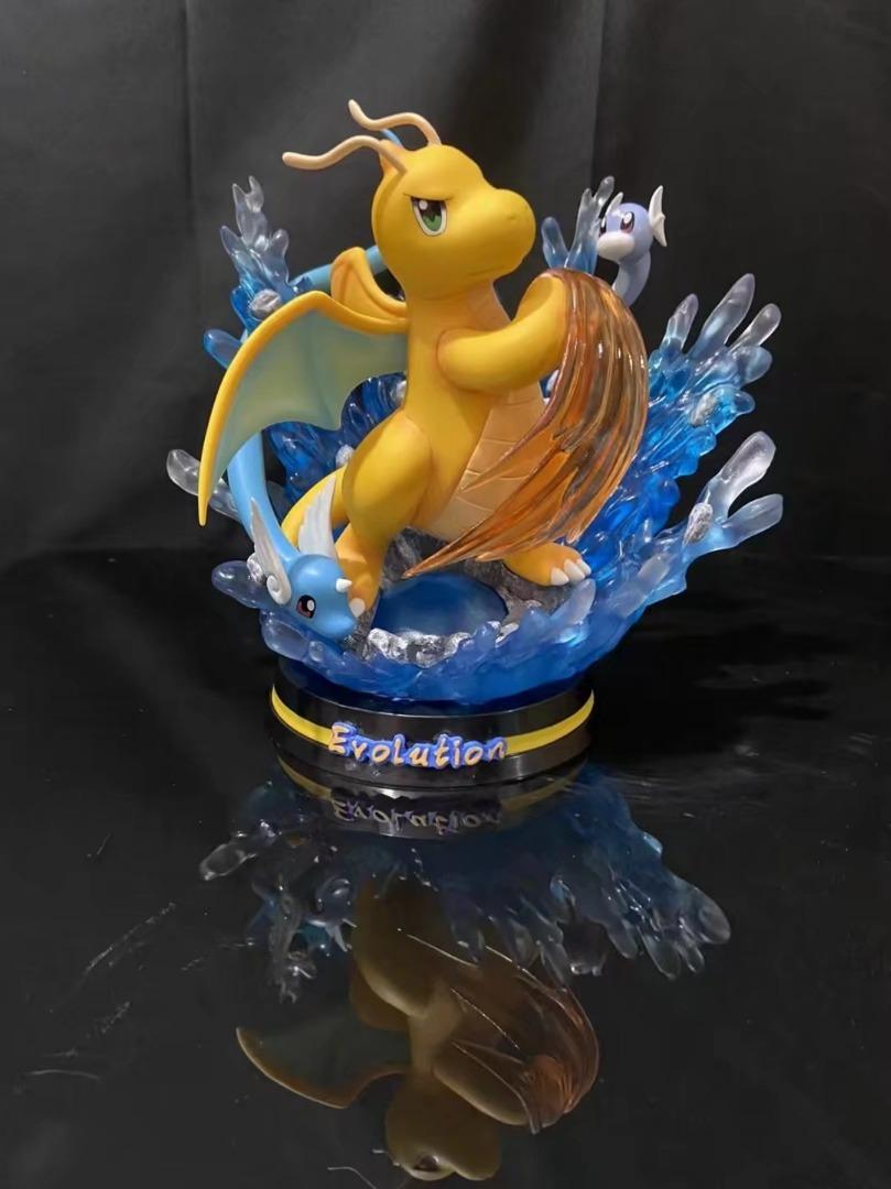 Pokemon Evolution Dragonite Dragonair Dratini PVC Statue, Hobbies ...