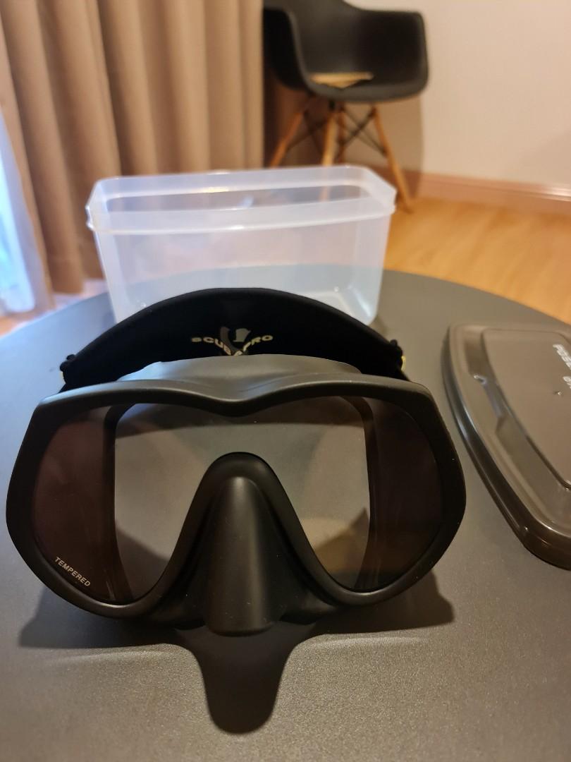 Poseidon Blackline Scuba Diving Mask, Sports Equipment, Other Sports ...