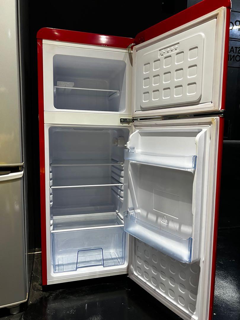 PowerPac Mini Red Retro Fridge, TV & Home Appliances, Kitchen ...