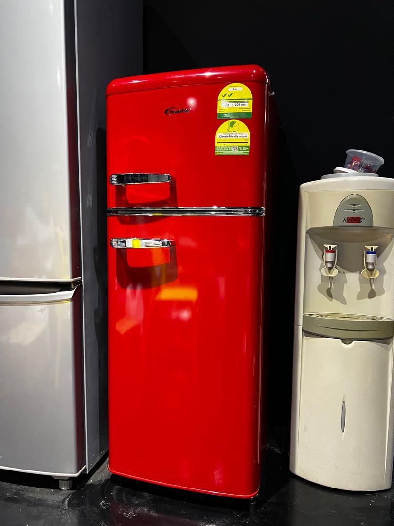 PowerPac Mini Red Retro Fridge, TV & Home Appliances, Kitchen ...
