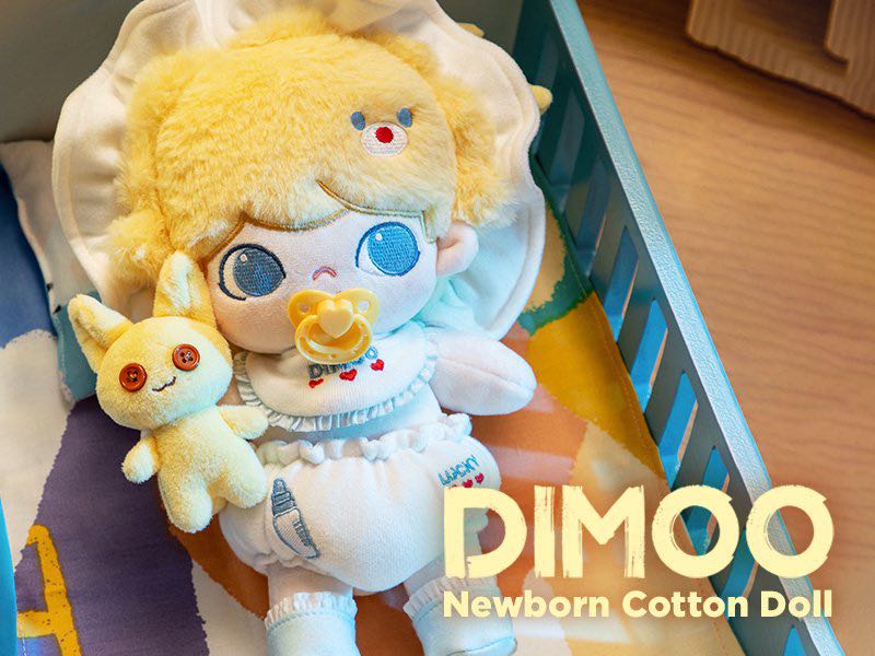 [Preorder]Pop Mart Dimoo Newborn Cotton Doll, Hobbies & Toys, Toys ...