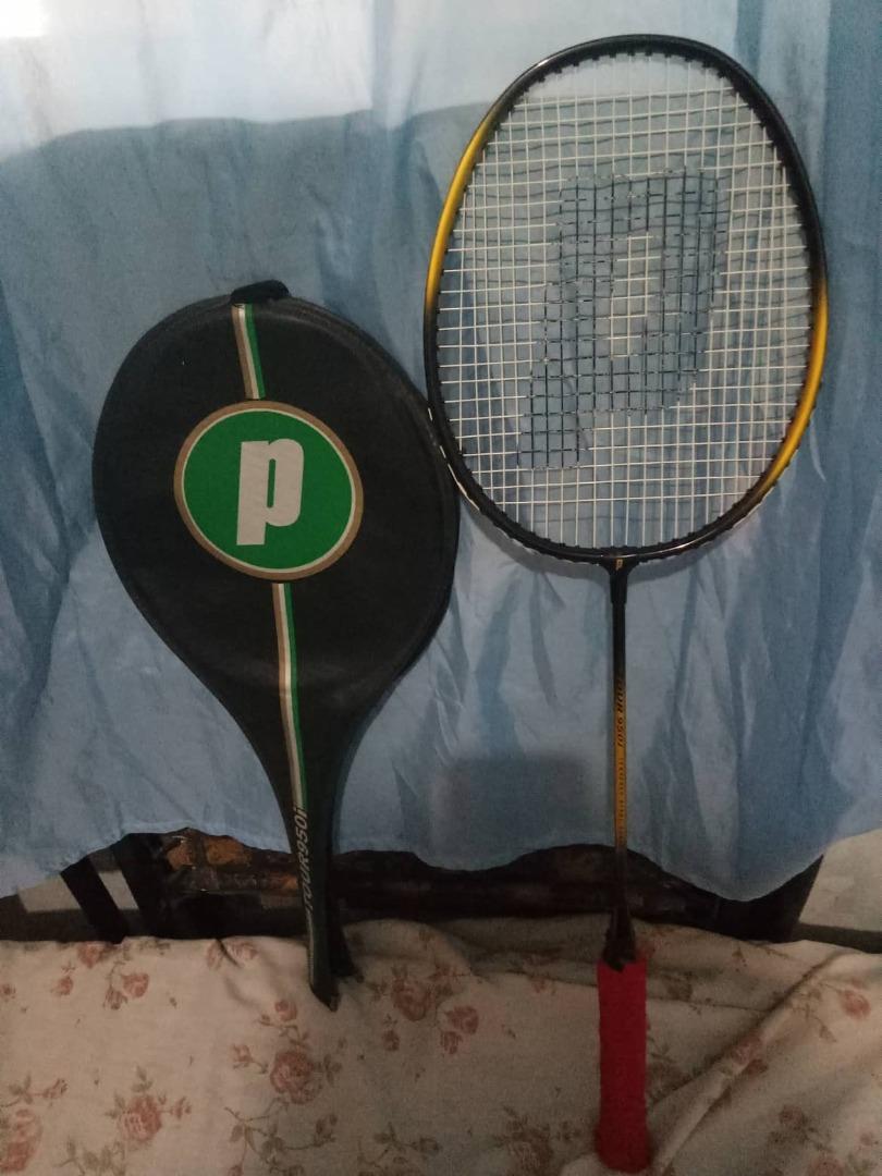 Badminton Racket - Prince Tour 950i Tempered Steel Shaft, Sports ...