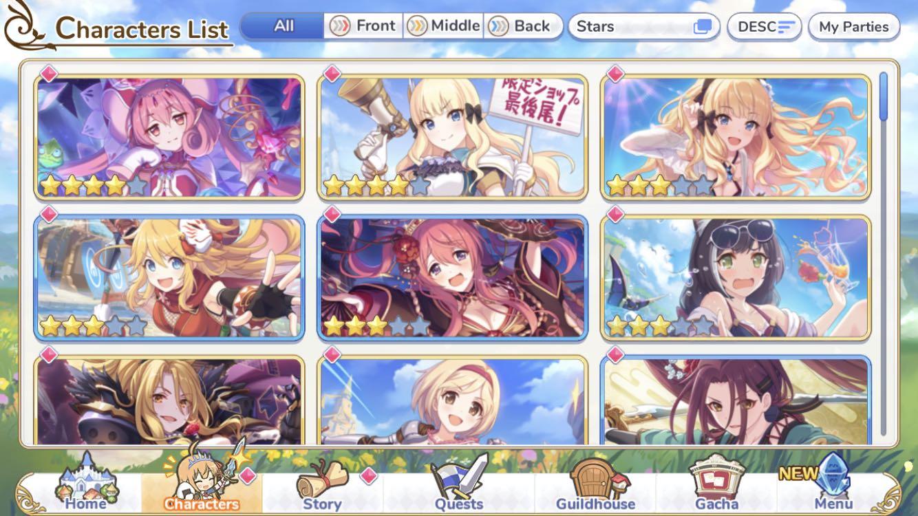 Princess connect mid game account, Video Gaming, Gaming Accessories ...