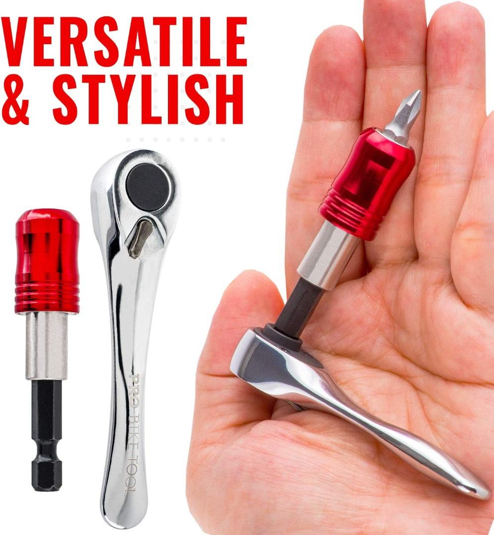 PRO BIKE TOOL Mini Ratchet Tool Set Reliable & Stylish Multitool Repair ...