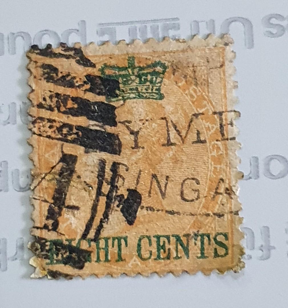Rare 1st Queen Victoria Straits Settlement with Stamped Crown - 155 ...
