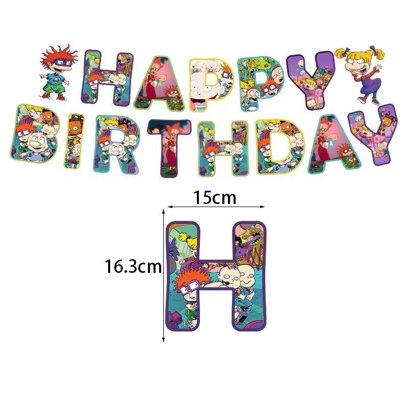 [Ready Stock] TV Series Rugrats Nickelodeon Happy birthday party ...
