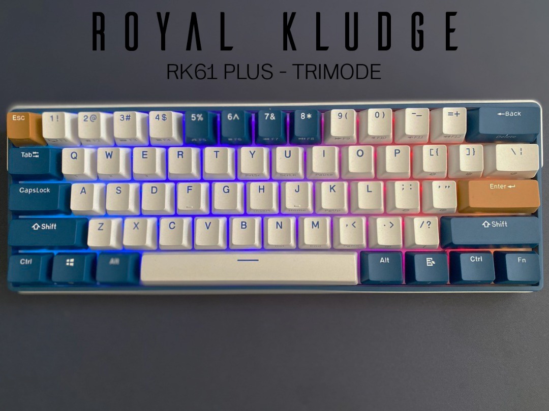 [Ready-stock] Royal Kludge RK61 PLUS 61 key wireless mechanical ...
