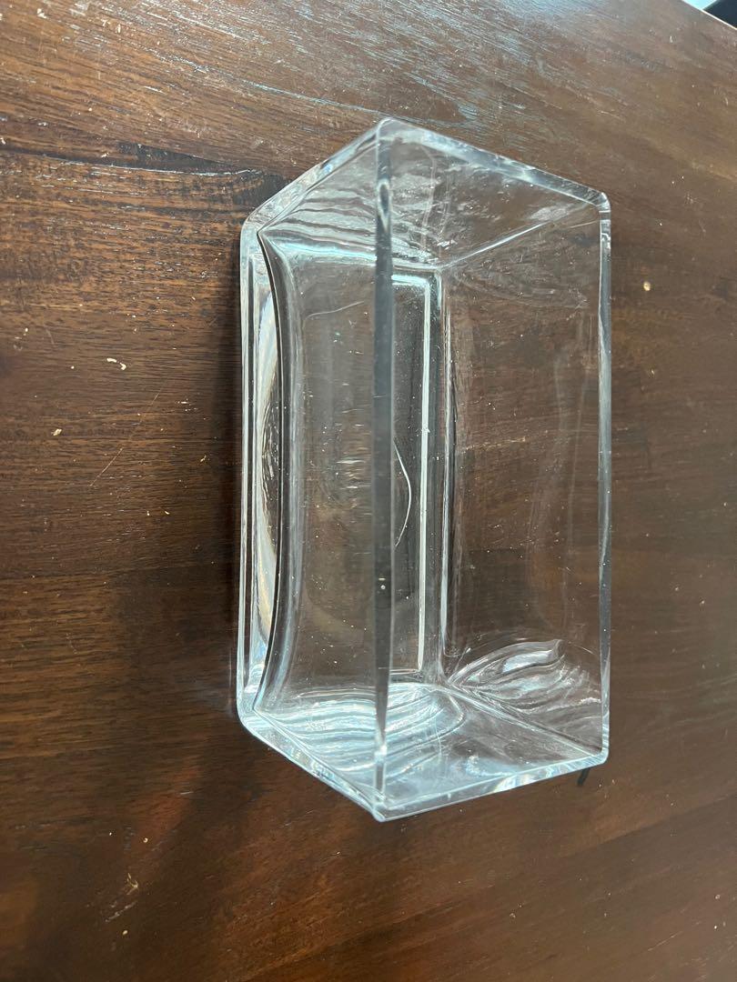 Rectangle glass bowl-good for decorating with fresh flowers, Furniture ...