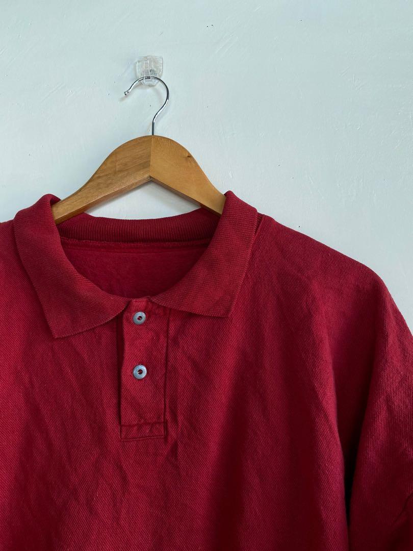 Red Polo sweater, Men's Fashion, Coats, Jackets and Outerwear on Carousell