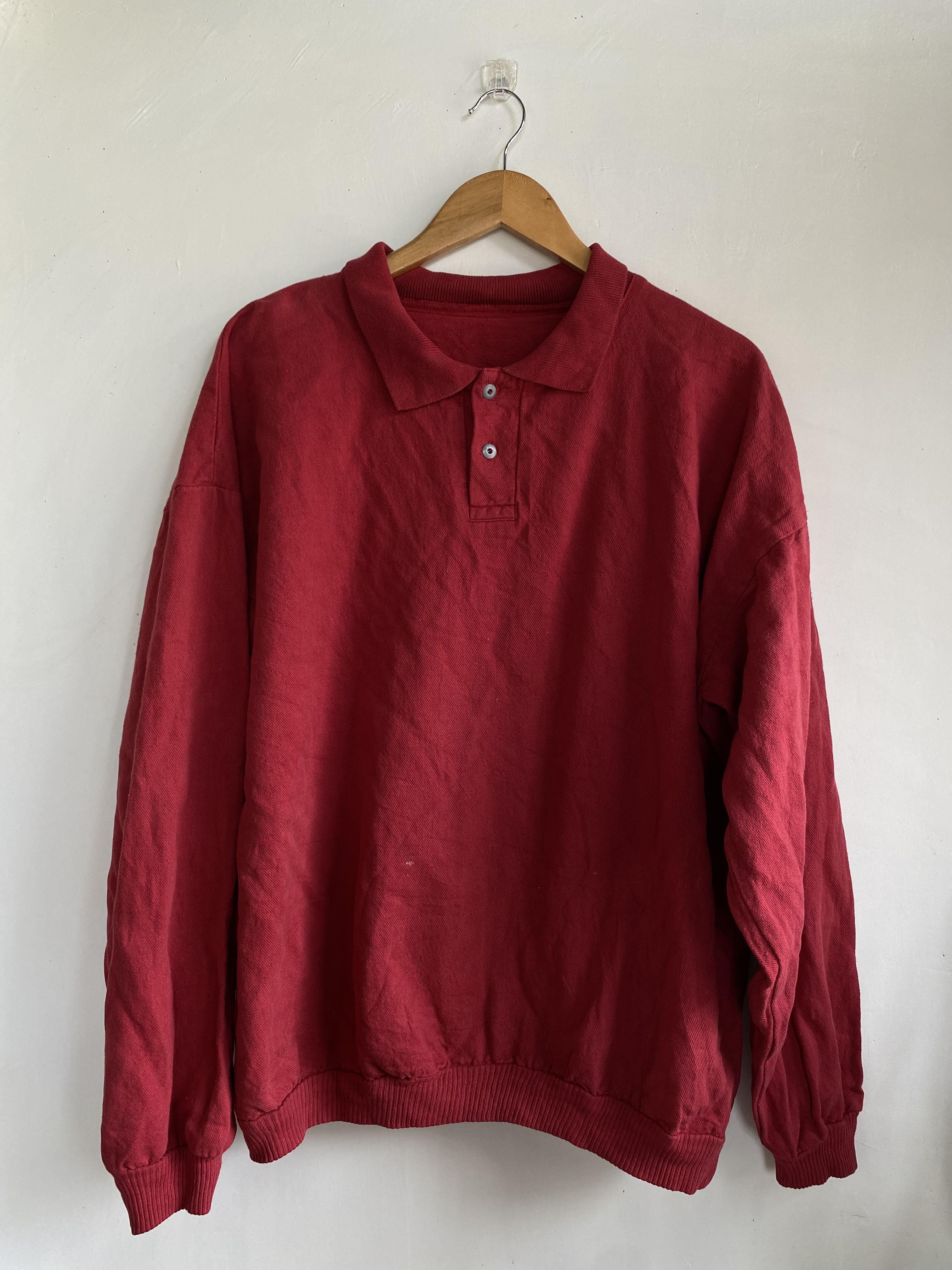 Red Polo sweater, Men's Fashion, Coats, Jackets and Outerwear on Carousell