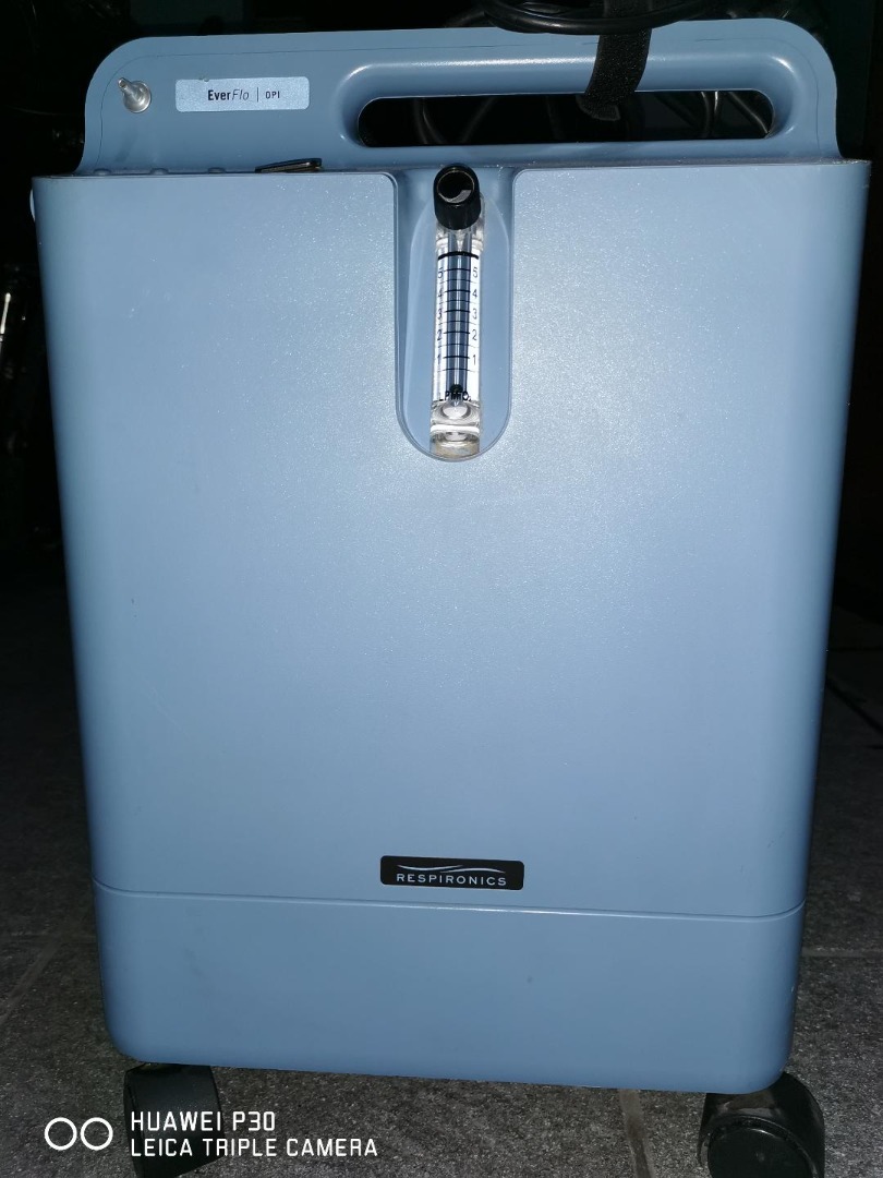 Respironics Everflo Oxygen Concentrator, Health & Nutrition, Medical ...