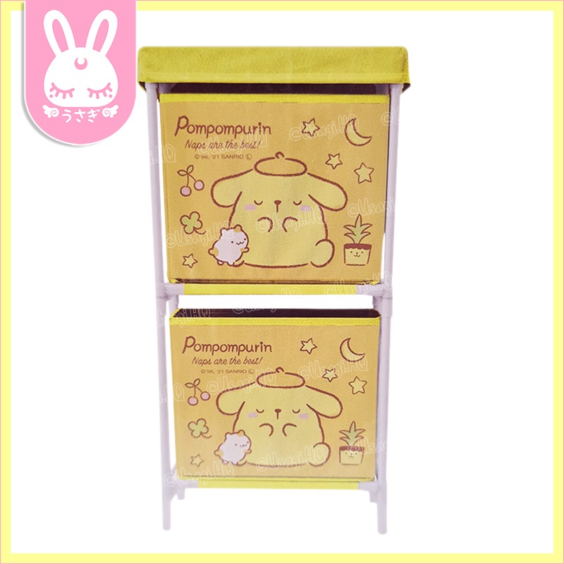 Sanrio Pompompurin Nemuri Sleepy Time TOREBA Exclusive Storage Box ...