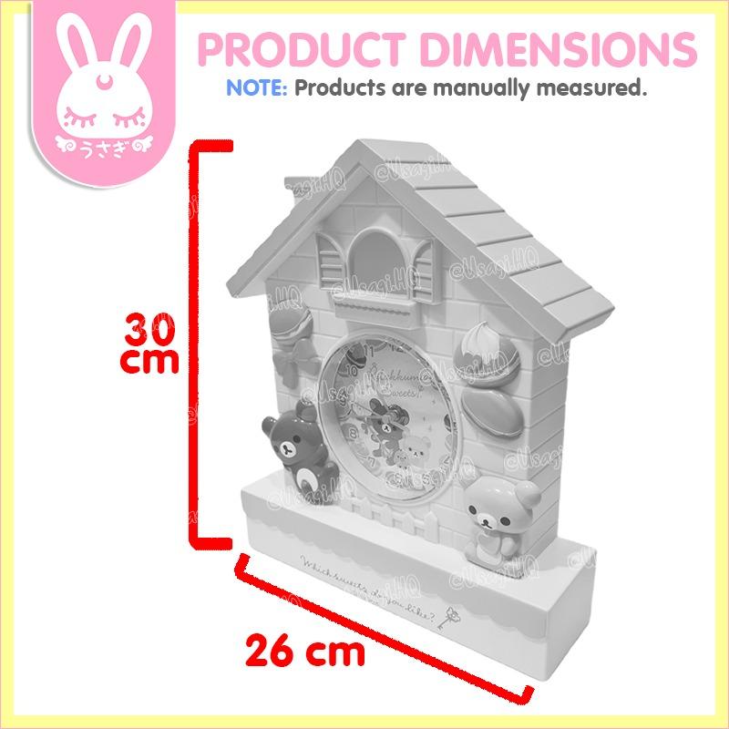 San-X Rilakkuma Korilakkuma Sweets & Sweets Premium Wall Cuckoo Clock ...