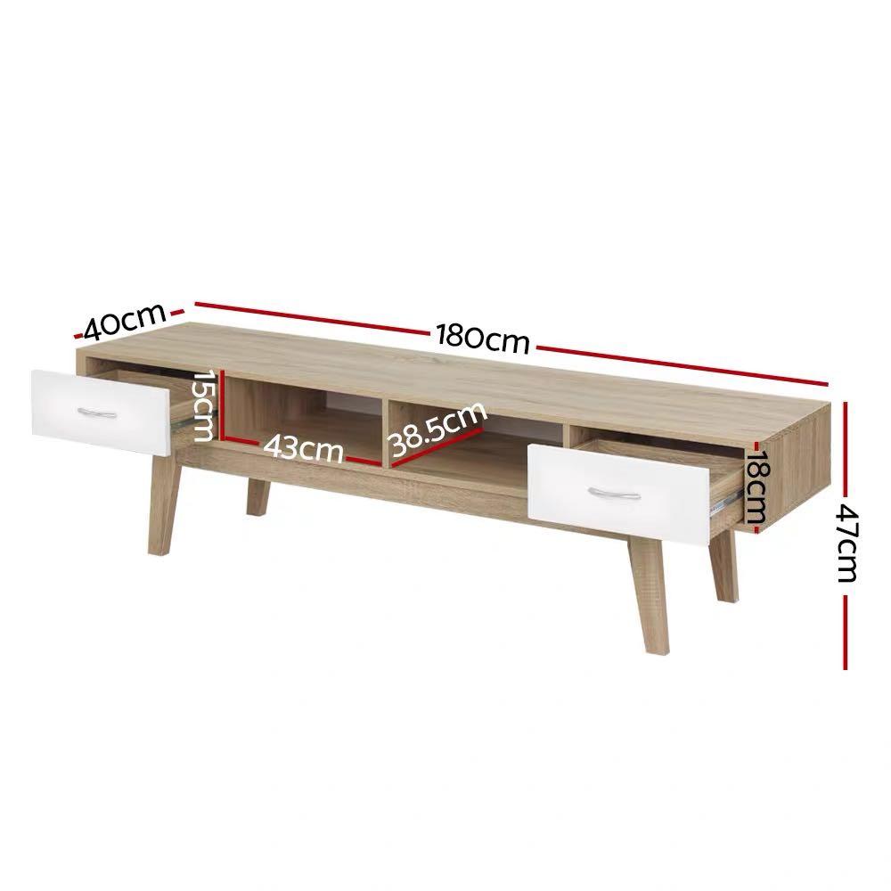 Scandinavian TV Console - 6ft, Furniture & Home Living, Furniture, TV ...