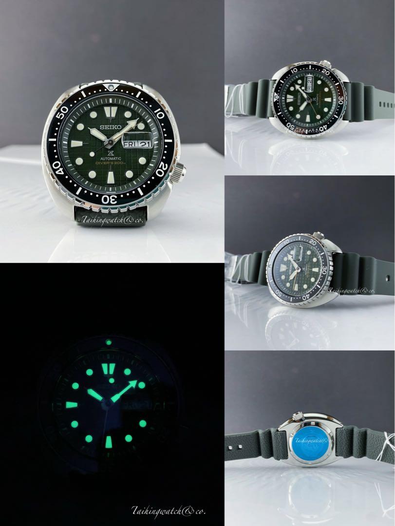 Seiko prospex king turtle green, Men's Fashion, Watches & Accessories ...