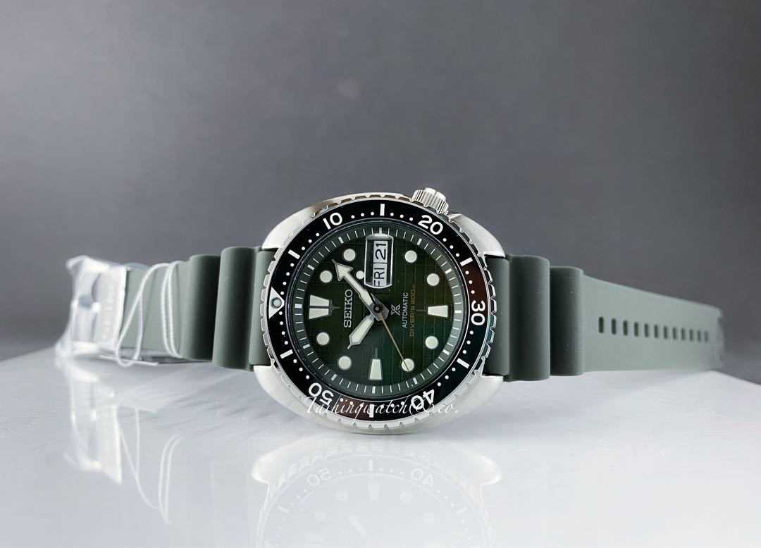 Seiko prospex king turtle green, Men's Fashion, Watches & Accessories ...