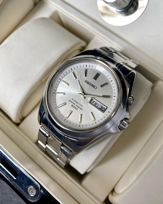 Seiko SMY081PI Kinetic, Luxury, Watches on Carousell