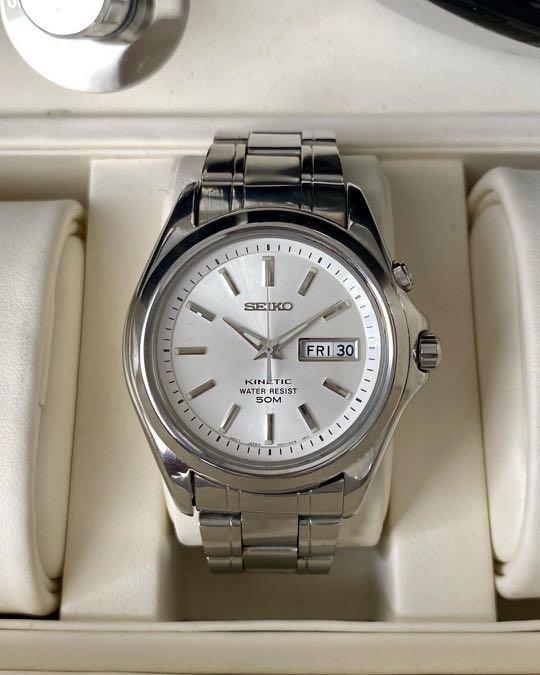 Seiko SMY081PI Kinetic, Luxury, Watches on Carousell