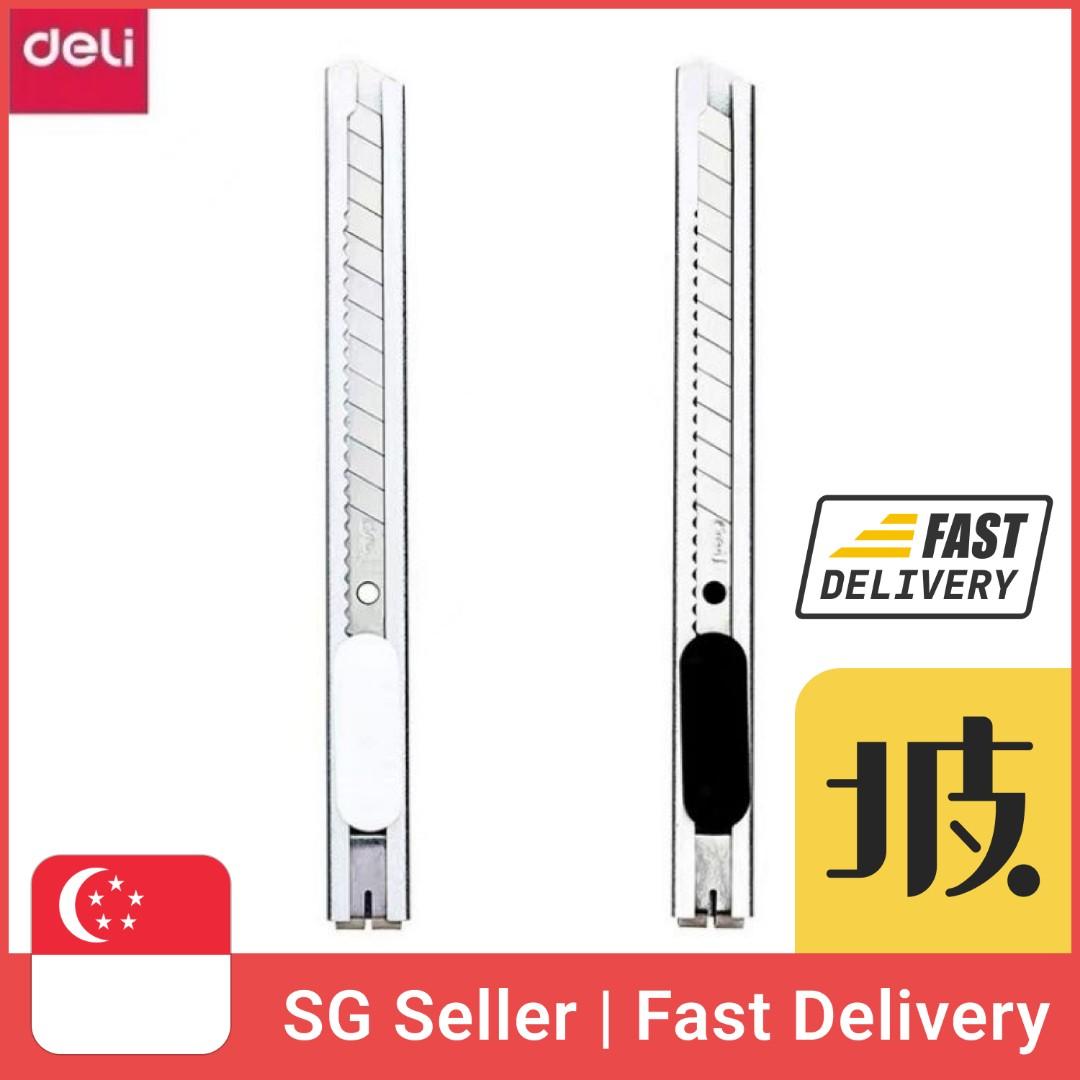 SG ready stock Deli 2053 Small 9mm paper cutter (Box cutter) Deli box ...