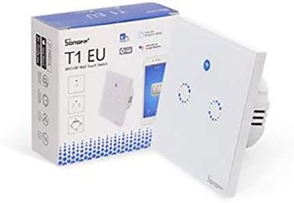 "Sonoff One Way Type Wifi LED Touch Timer Switch Glass Panel Controller ...