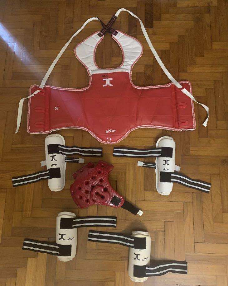 Taekwondo Sparring Whole Body Kit, Adult and children, Sports Equipment ...