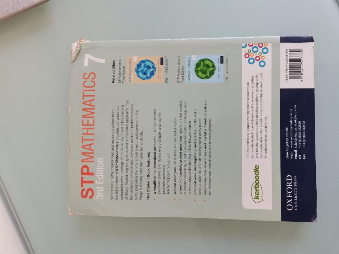 STP Mathematics 7, Hobbies & Toys, Books & Magazines, Textbooks on ...