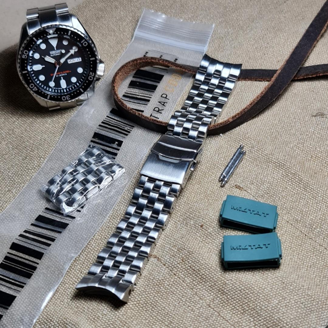 Strapcode Super Engineer For Seiko SKX, Men's Fashion, Watches ...