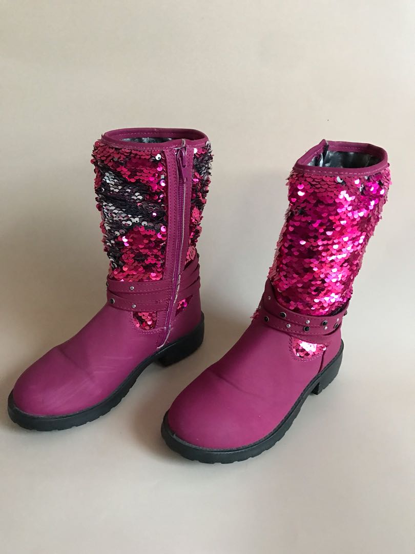 Sugar Kids Super HIGH Cut Boots, Women's Fashion, Footwear, Boots on ...