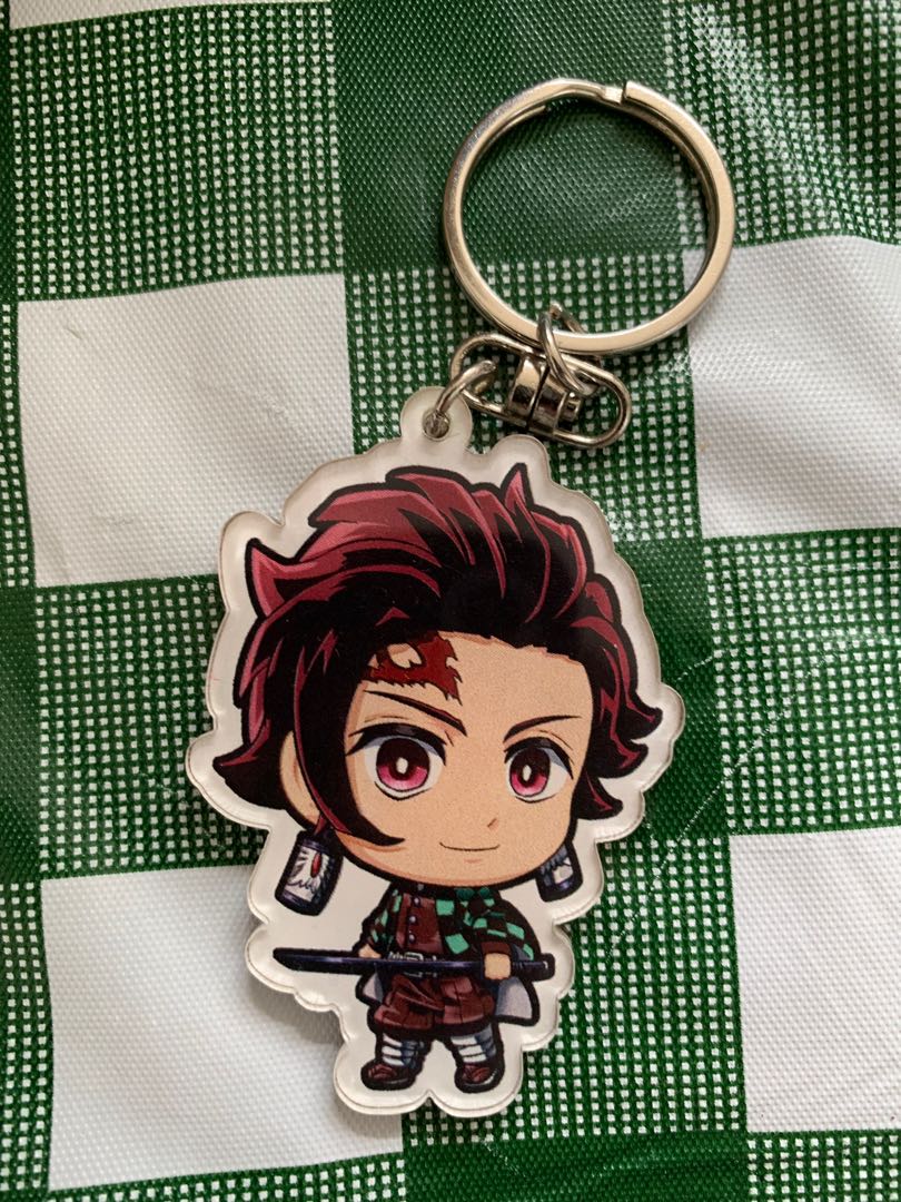 Tanjiro Keychain - Kimetsu no Yaiba, Hobbies & Toys, Toys & Games on ...