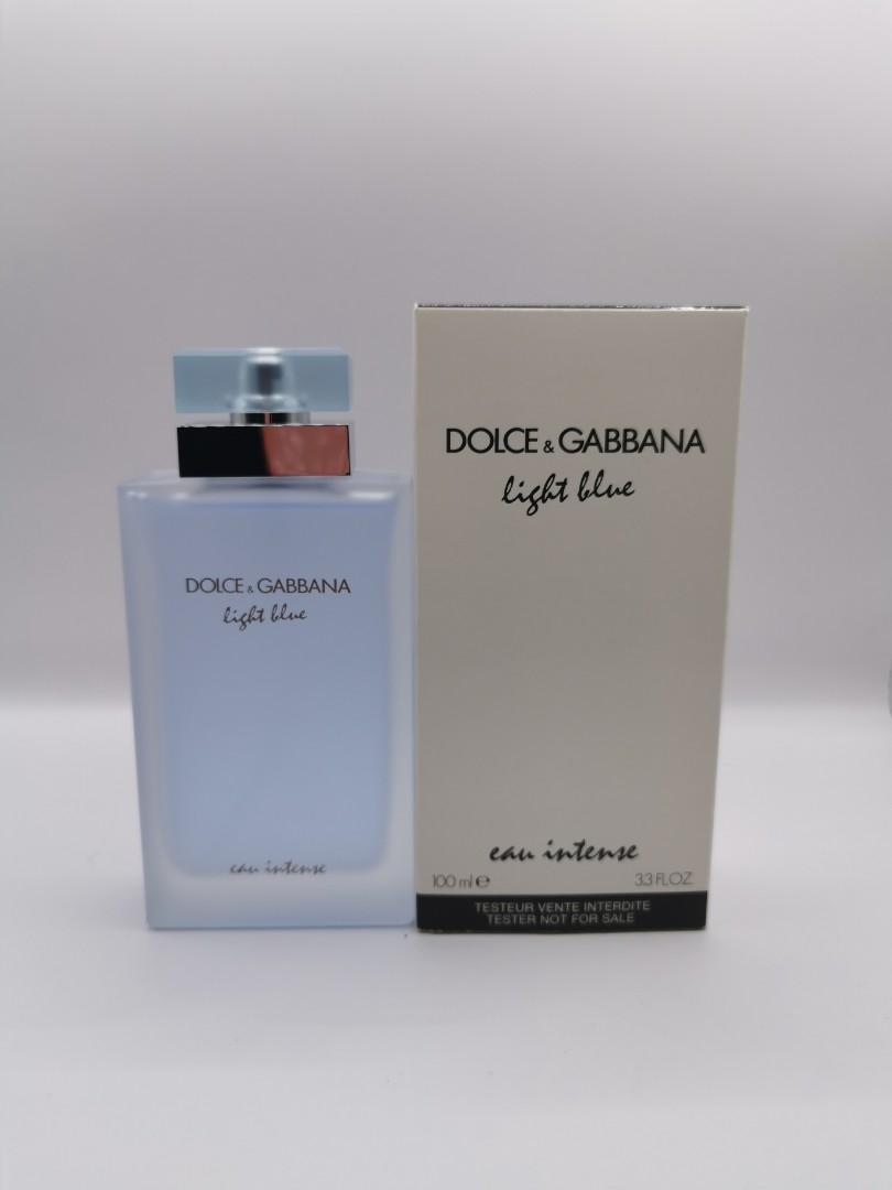 [Tester] Light Blue Intense EDP for woman 100ml, Beauty & Personal Care ...
