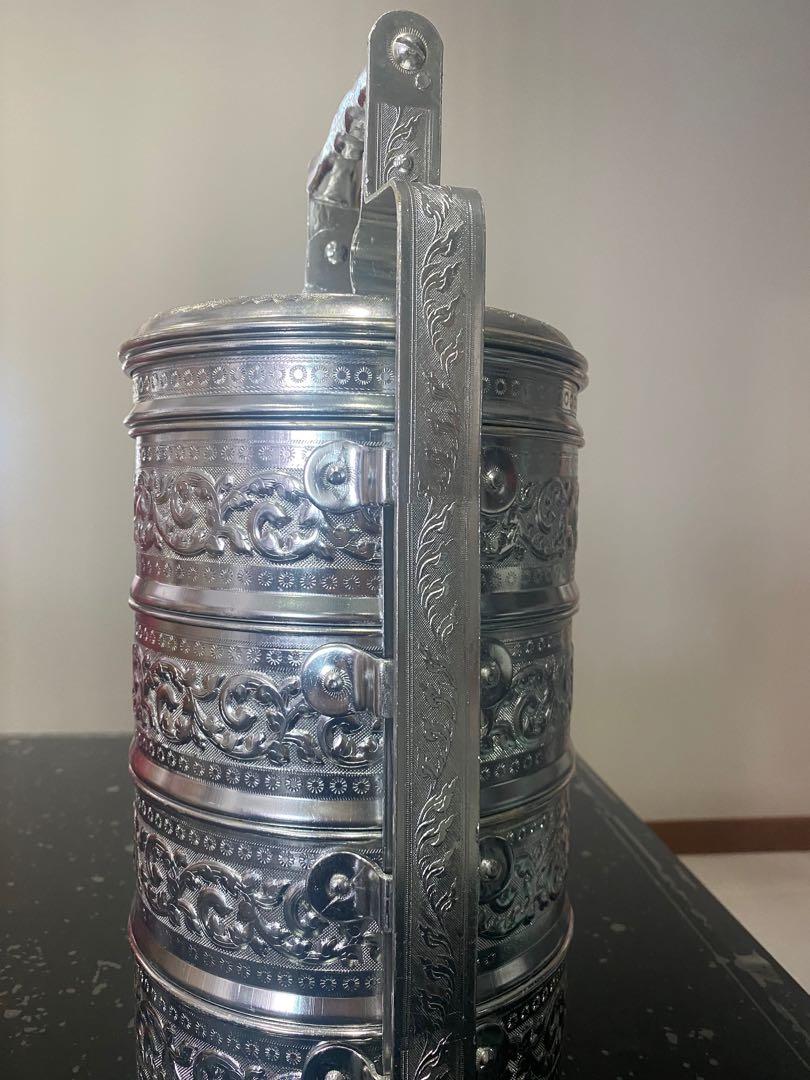 Tingkat - Vintage food container (5-tier), Furniture & Home Living ...