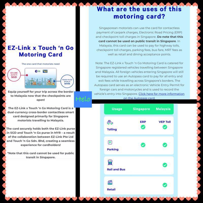 touch n go card ezlink card NFC tng (Ready stock), Hobbies & Toys, Travel, Travel Essentials ...