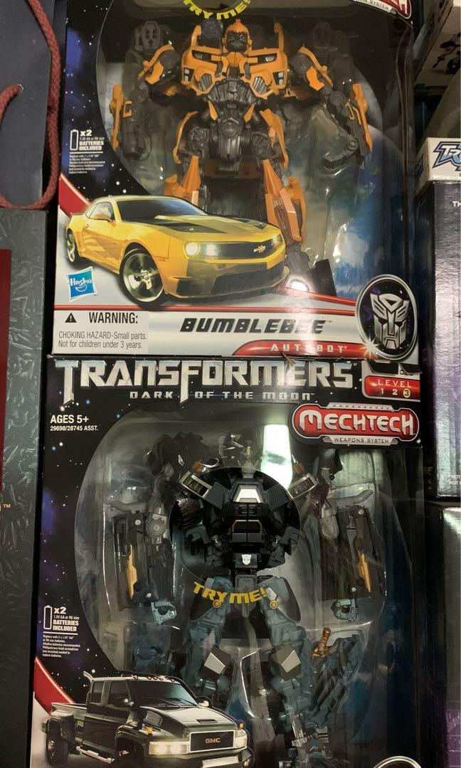 Transformers Mechtech Bumblebee and Ironhide Set of 2 MIB, Hobbies ...