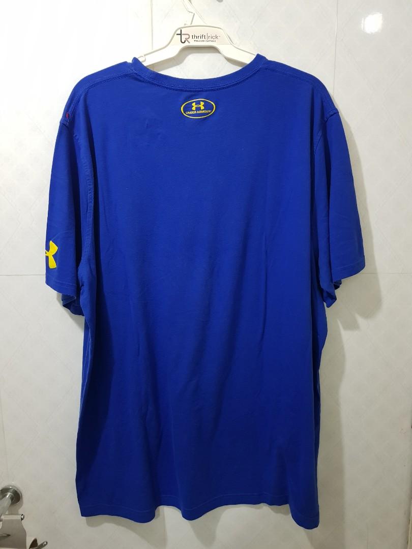 UNDER ARMOUR|HEAT GEAR STEPHEN CURRY 30 ROYAL BLUE T-SHIRT, Men's Fashion, Tops & Sets, Tshirts ...