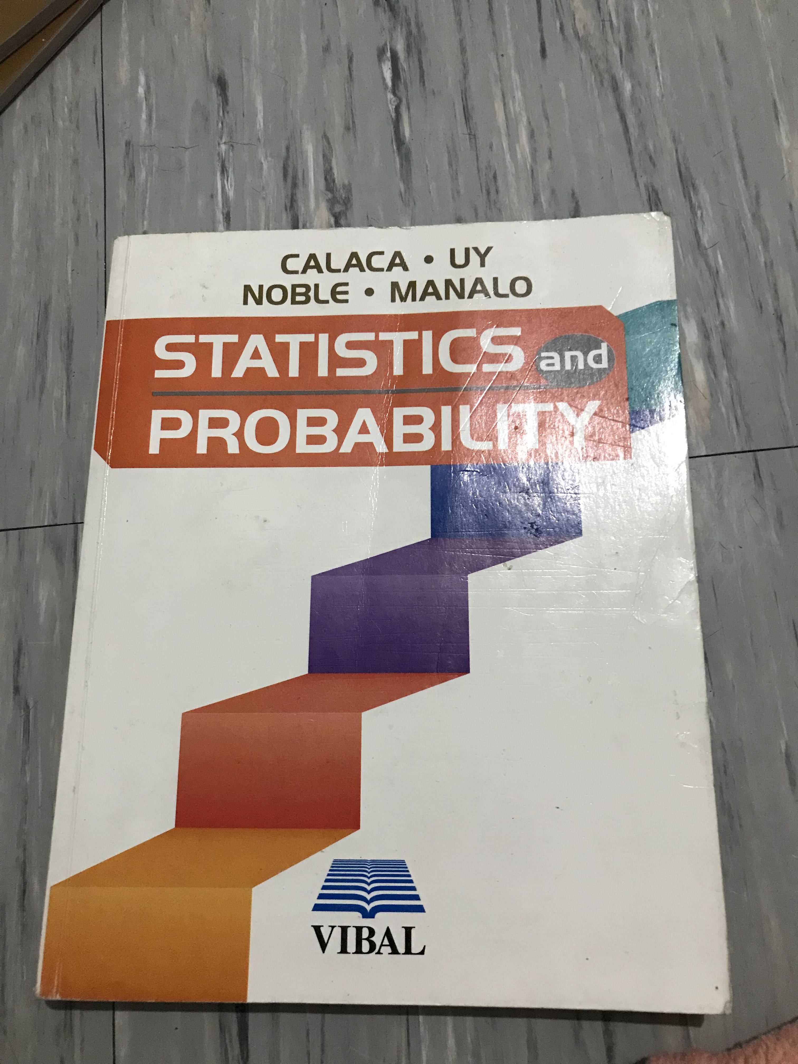 Vibal Book Statistics and Probability, Hobbies & Toys, Books ...