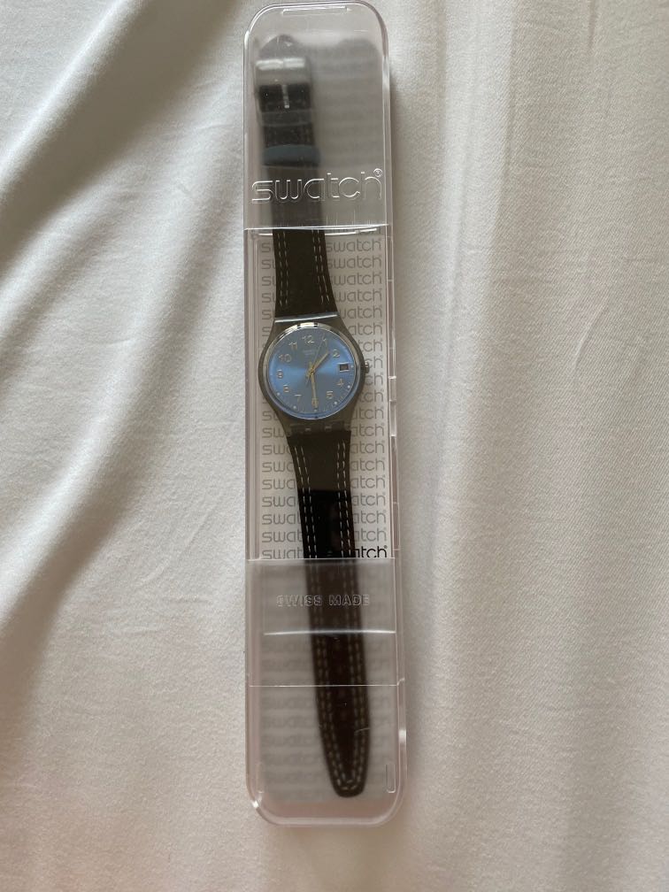VINTAGE SWATCH BLUE CHOCO WATCH, Women's Fashion, Watches & Accessories ...