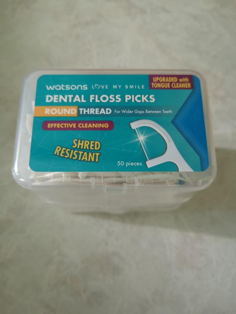 Watsons Dental Floss Picks (Brand new wrapped), Beauty & Personal Care ...