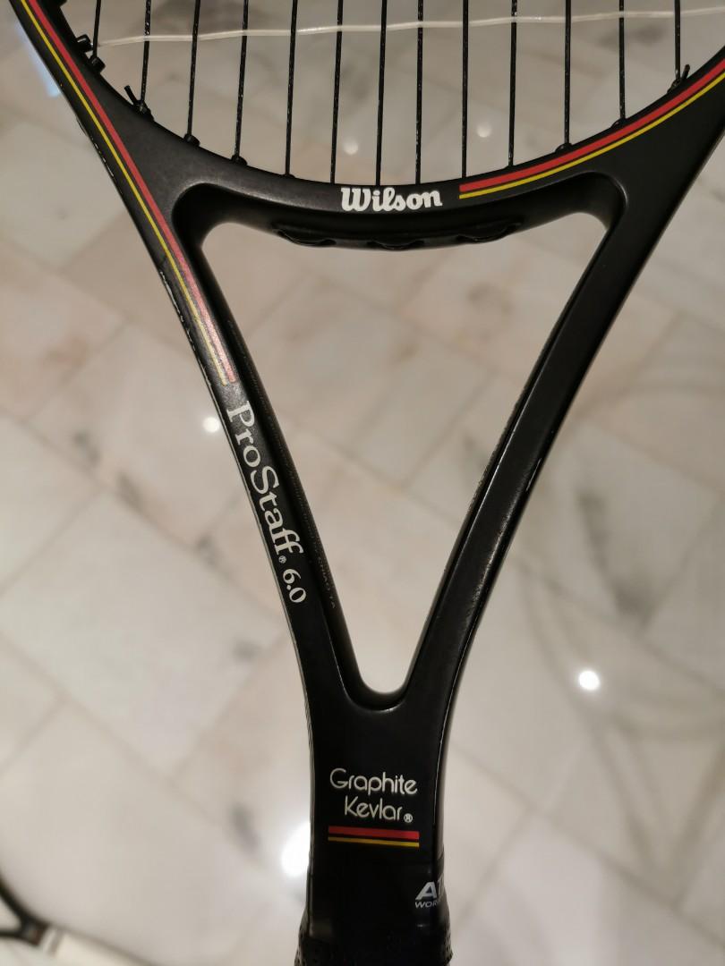 Wilson Prostaff 6.0 95, Sports Equipment, Sports & Games, Racket & Ball ...