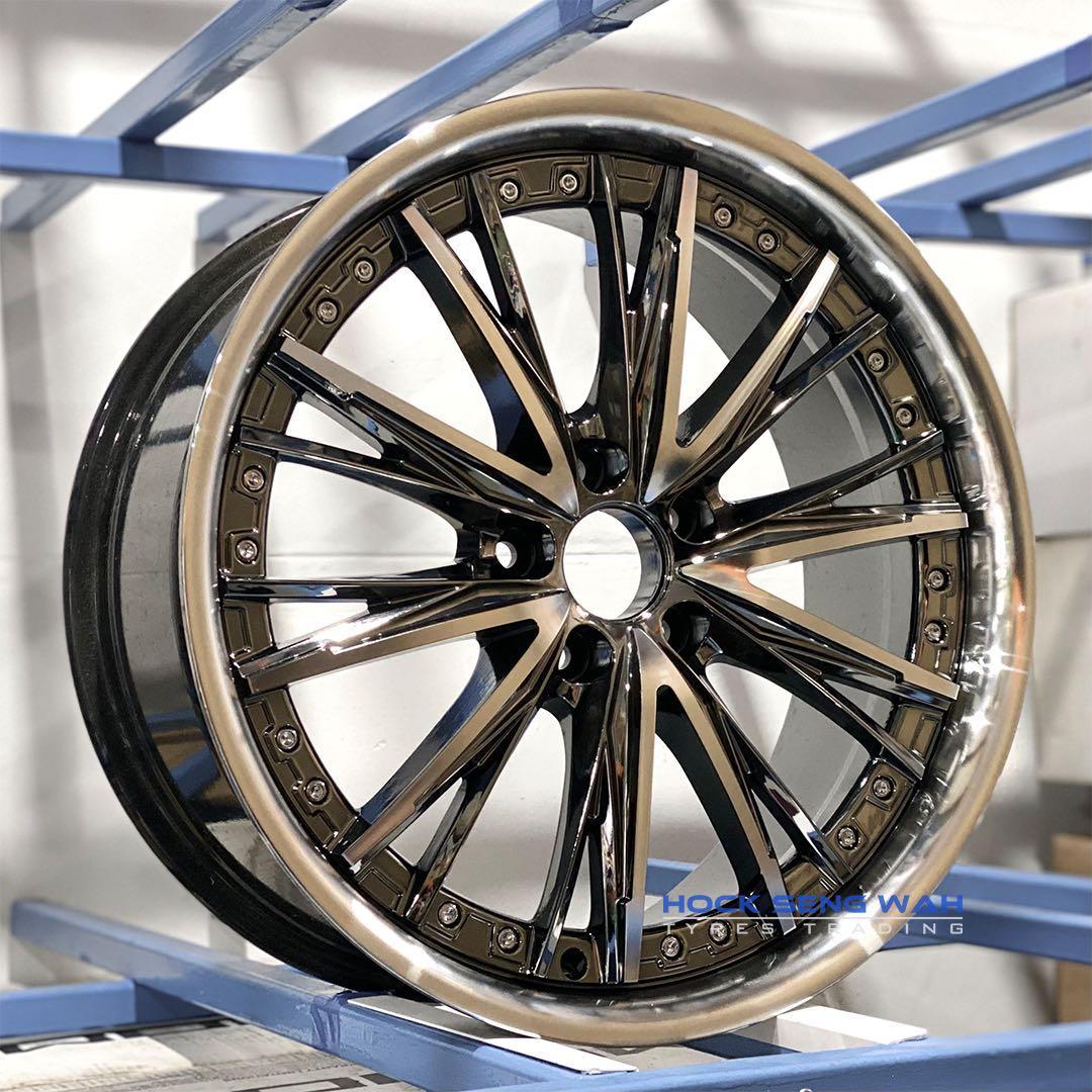 19”Kranze Black Chrome Design Rim , Car Accessories, Tyres & Rims on ...