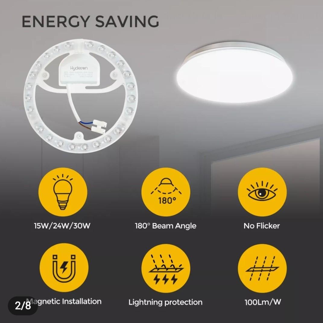 30W LED Ceiling Light (Daylight), Furniture & Home Living, Lighting ...