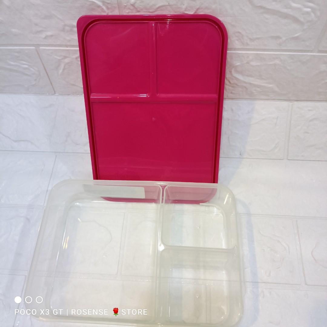 3 compartment 1000ml Food Container Child 3 divisions lunch box 3 ...
