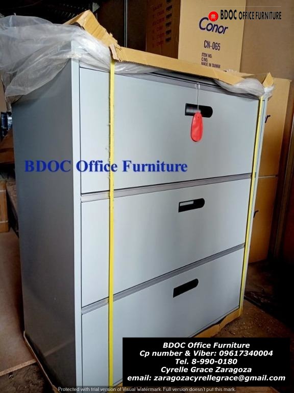 3 Layer Lateral Cabinet | Filing Cabinet | Office Furniture, Furniture ...