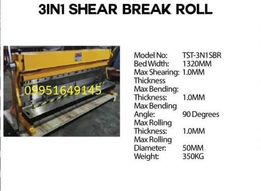 3IN1 Shear Break Roll, Commercial & Industrial, Construction Tools ...